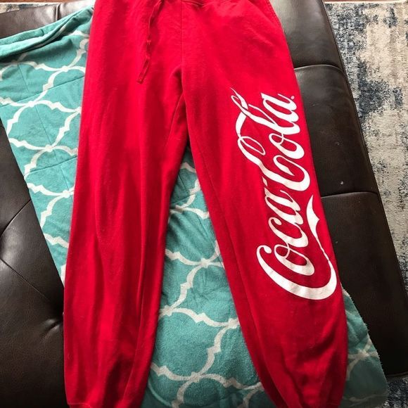 Coca Cola | Other | Juniors Coca Cola Sweat Pants In Size S 35 Classic ...